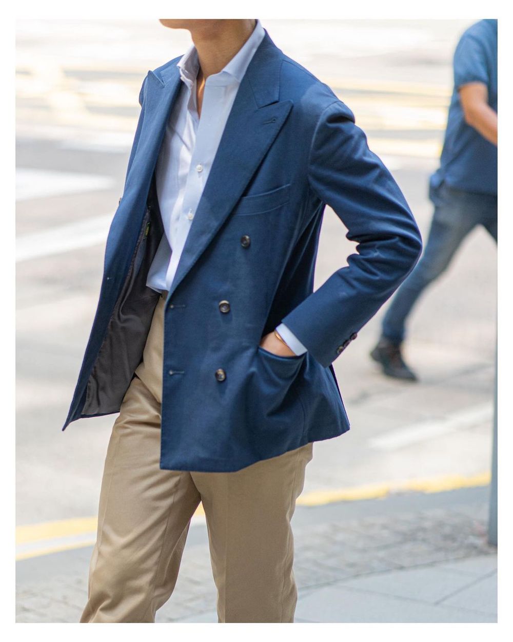 Jetted Pockets in Casual Tailoring