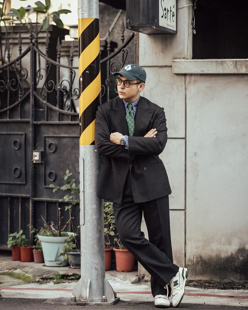 How to Wear Sneakers with Tailoring