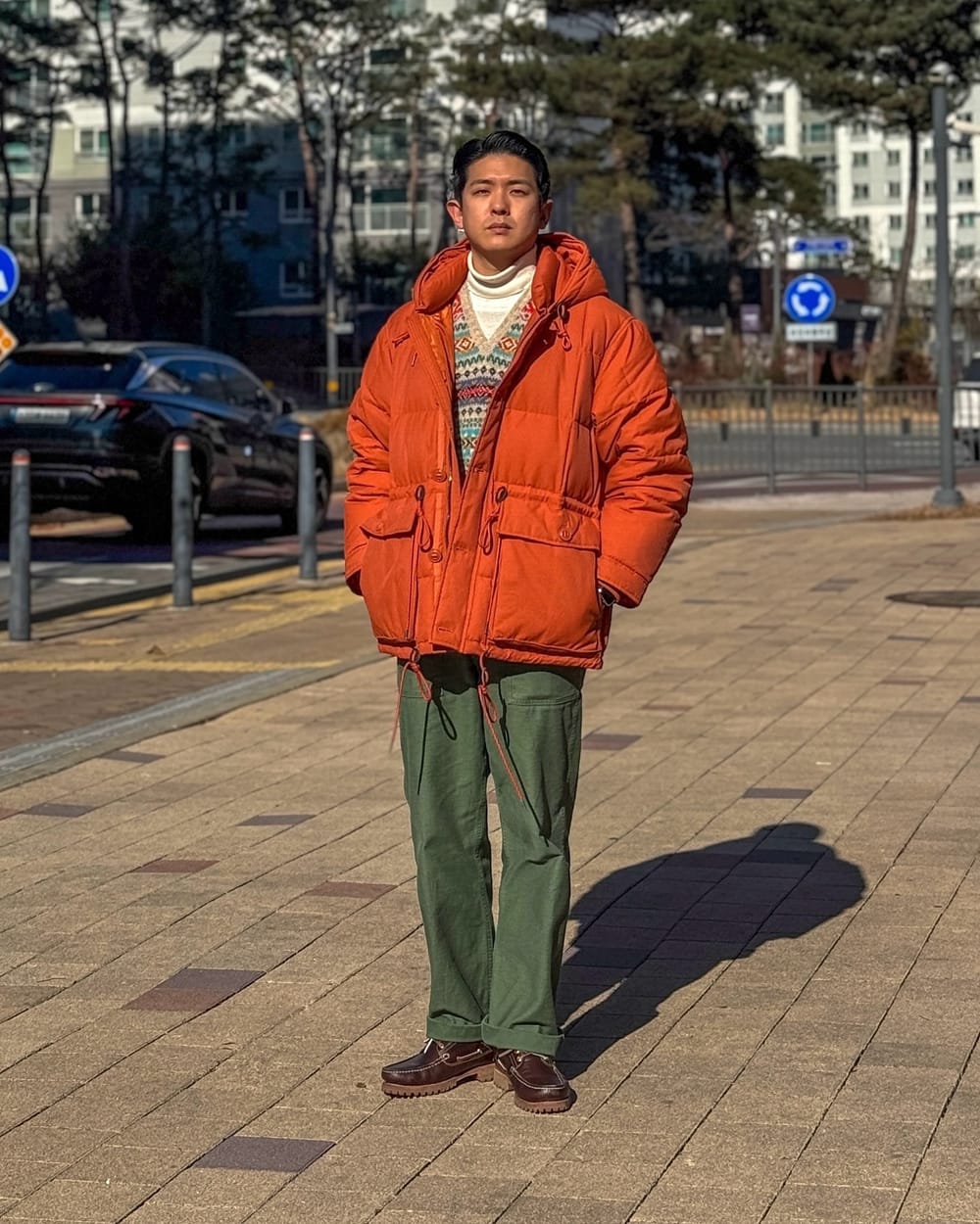 The Orange Kara Koram Parka